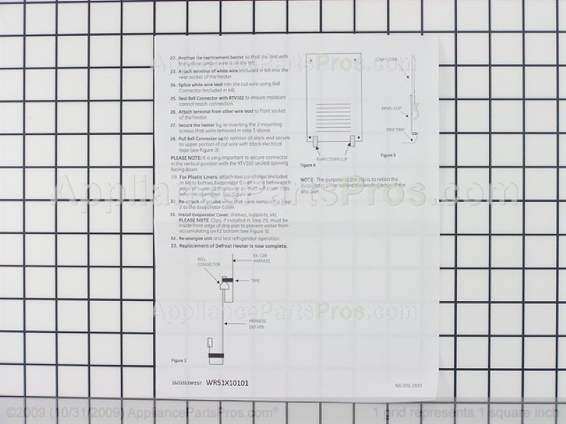 WR51X10101 Defrost Heater Kit | Genuine Ge OEM In Stock