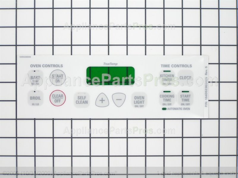 WB27T10515 Faceplate (Control Panel) | Genuine Ge OEM In Stock