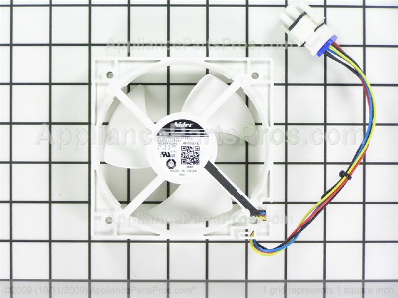 WR60X10352 Freezer Evaporator Fan Motor And Felt Seal | Genuine Ge OEM ...