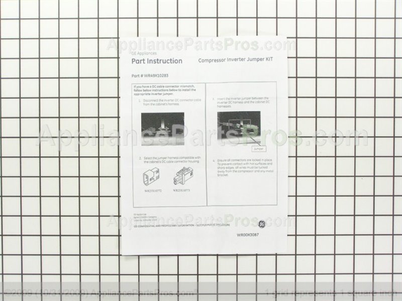 WR49X10283 Refrigerator Inverter Board | Genuine Ge OEM In Stock