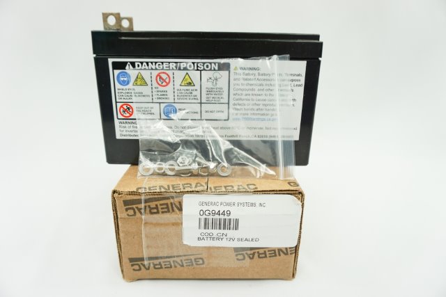 Generac 0G9449 12 Volt Sealed Battery (AP6515704) - AppliancePartsPros.com