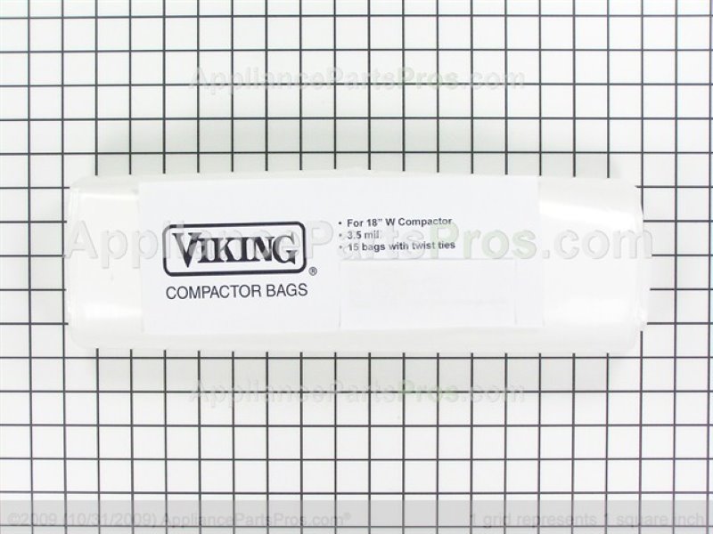 Viking TCB15VUC Trash Compactor Bags (AP5318931) - AppliancePartsPros.com