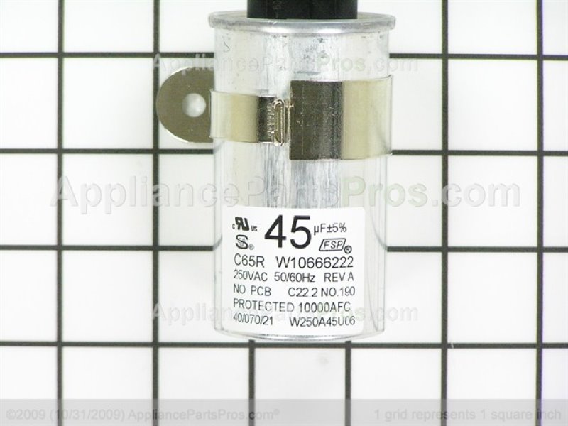 W10804665 Capacitor | Genuine Whirlpool OEM In Stock