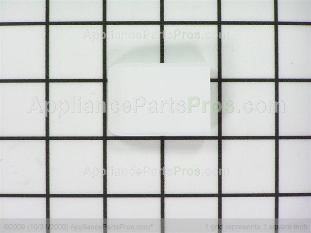 WPW10672338 Endcap, Handle (Wht) | Genuine Whirlpool OEM In Stock