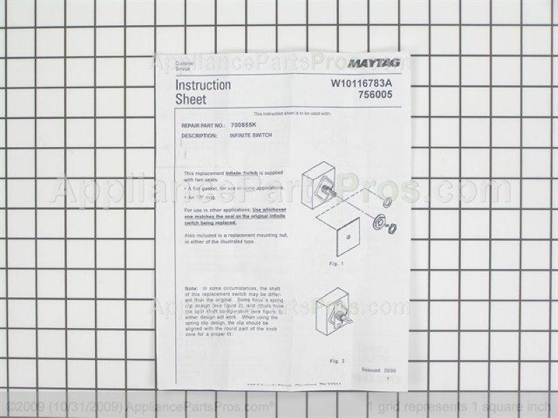 700855K Surface Unit Switch Kit | Genuine Whirlpool OEM In Stock