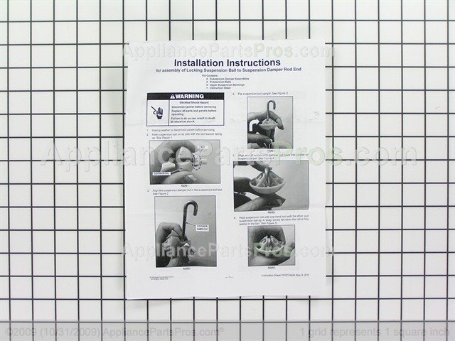 Whirlpool W10780048 Suspension Rod Kit - AppliancePartsPros.com