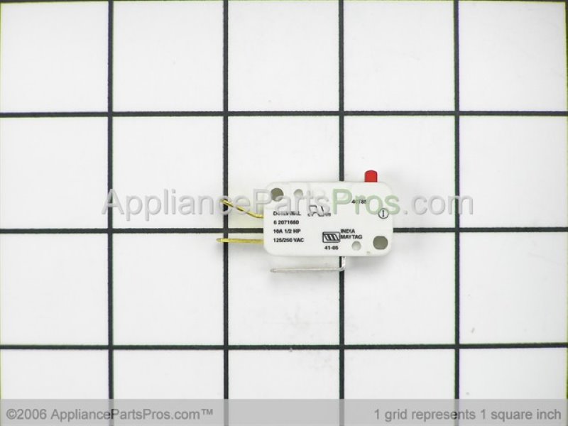 WP207166 Lid Check Switch | Genuine Whirlpool OEM In Stock