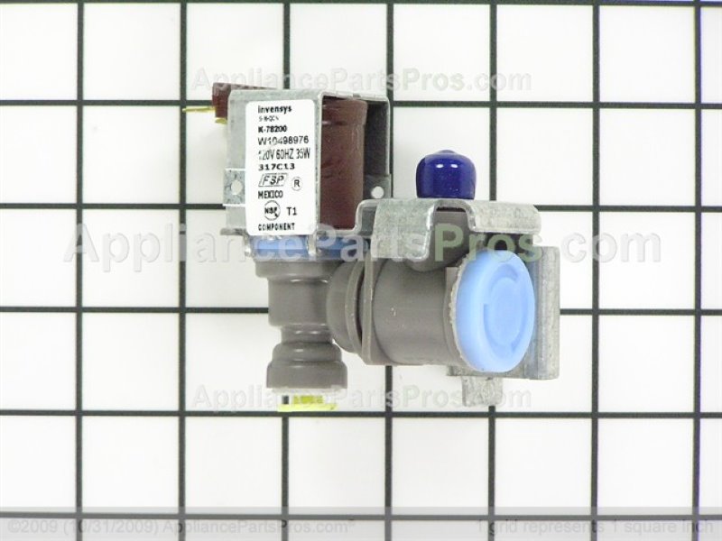 WPW10498976 Water Valve | Genuine Whirlpool OEM In Stock